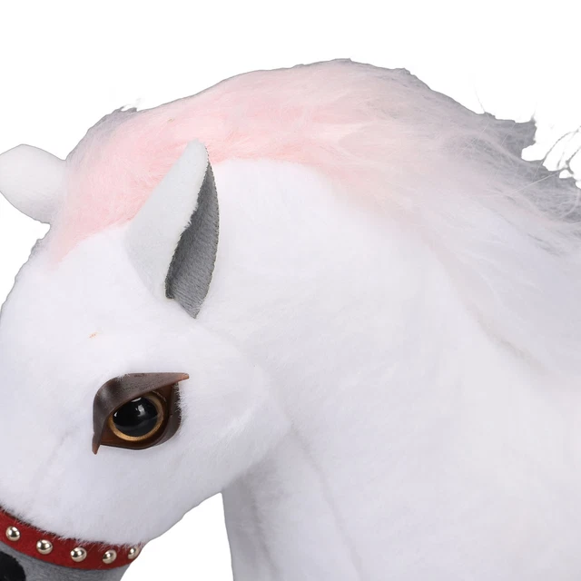 ADORABLE WHITE STUFFED Animal Horse Doll For Gifting £13.06 - PicClick UK