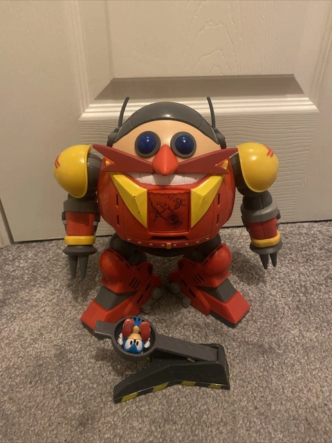 SONIC THE HEDGEHOG Dr Robotnik Giant Eggman Robot Battle Set 10 Inch ...