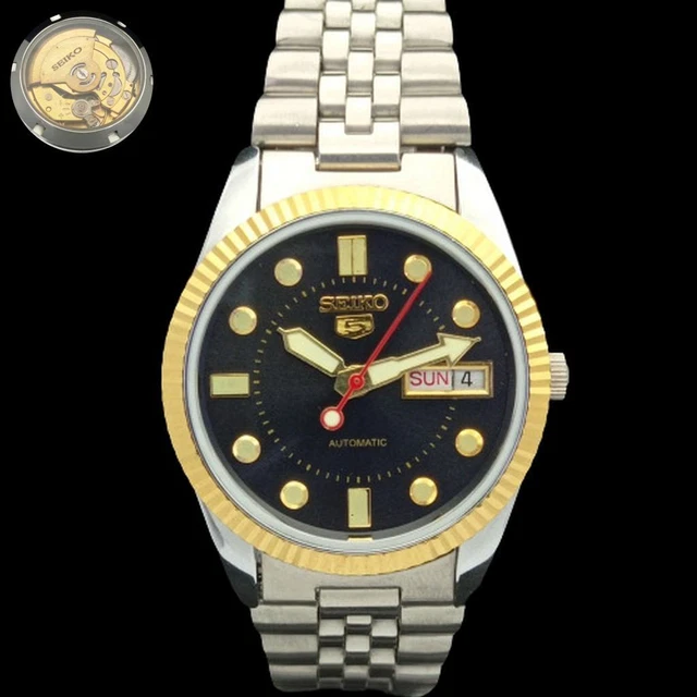 VINTAGE SEIKO TRANSPARENT BACK JAPAN MENS AUTOMATIC WATCH 575a-a304930 ...