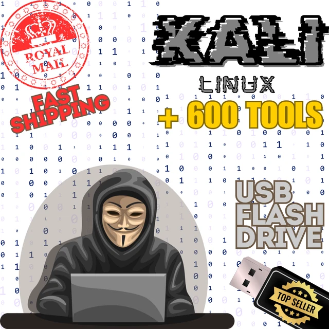 USB STICK KALI Linux Bootable Installator 600+ Tools FULL 11 GB ISO £8. ...
