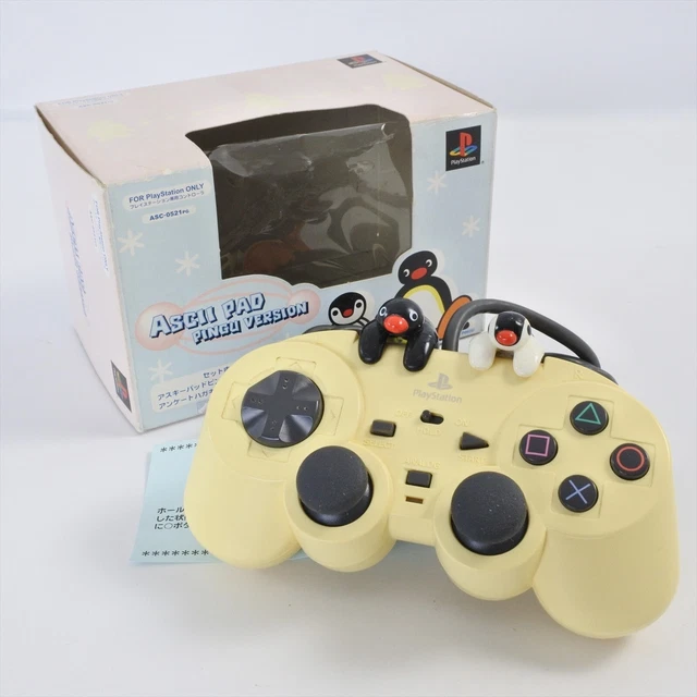 ASCII PAD PINGU Version Controller Boxed For Playstation PS1/PS2 1036 ...