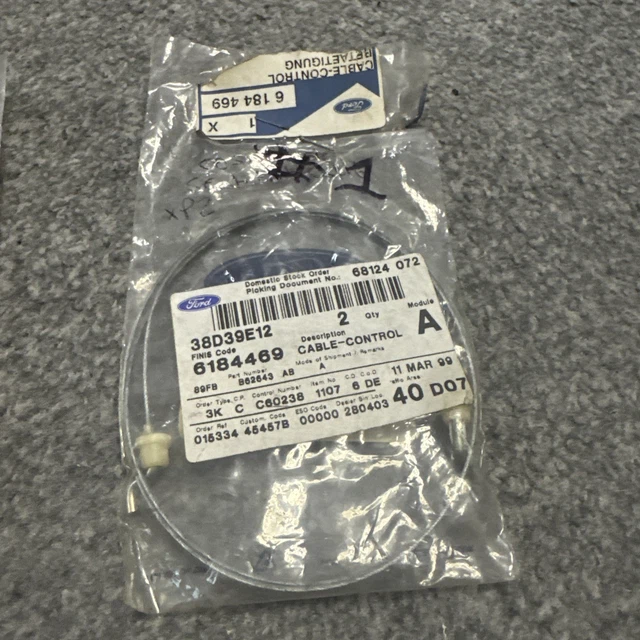 FORD FIESTA MK3/XR New Genuine Ford seat cable 6184469 £14.99 - PicClick UK