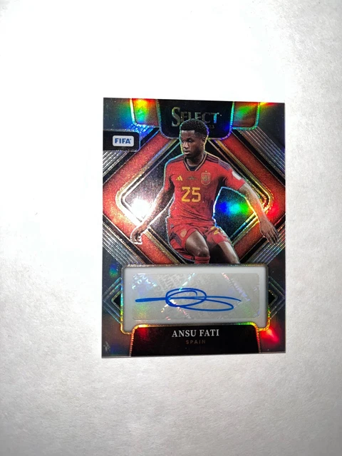 ANSU FATI 2022-23 Panini Select Fifa Prizm Auto Autograph - Spain Fc Barcelona EUR 39,99 ...