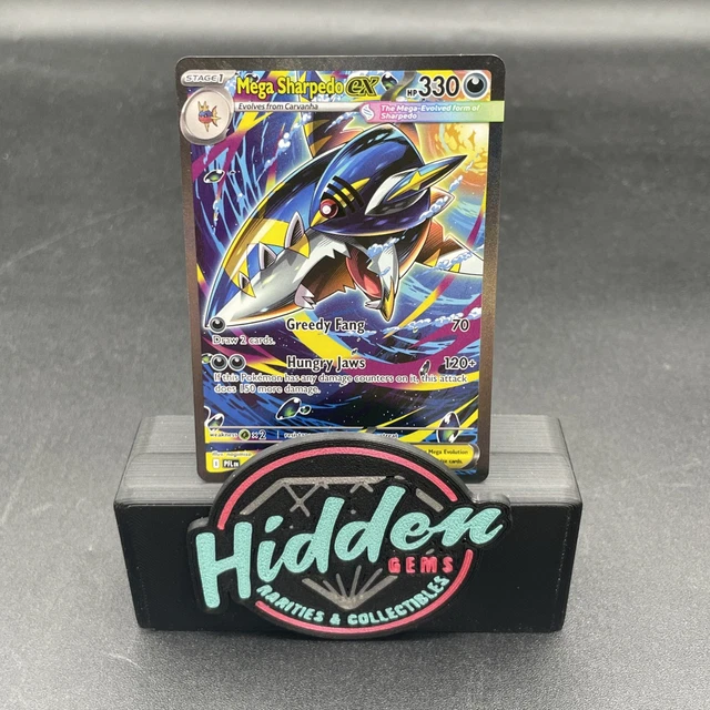 MEGA SHARPEDO EX Special Illustration Rare ME02: Phantasmal Flames 127/ ...