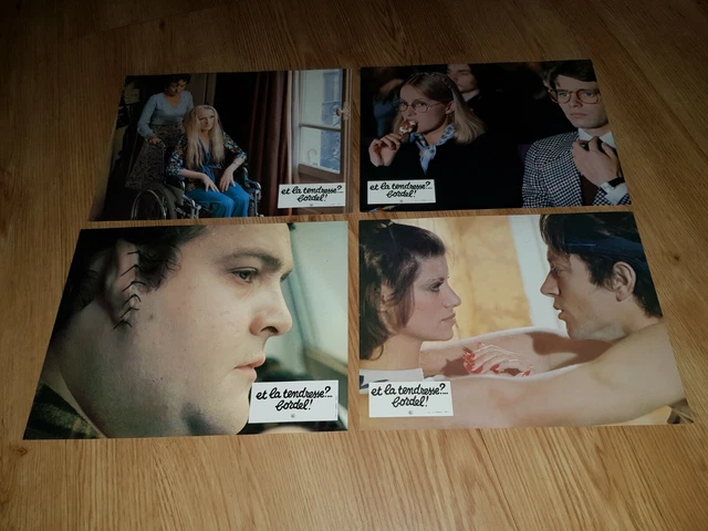 LOT DE 6 photos d'exploitation de cinéma du film: ET LA TENDRESSE ...