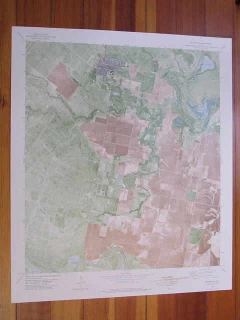 WOODSBORO TEXAS 1978 Original Vintage USGS Topo Map $27.96 - PicClick
