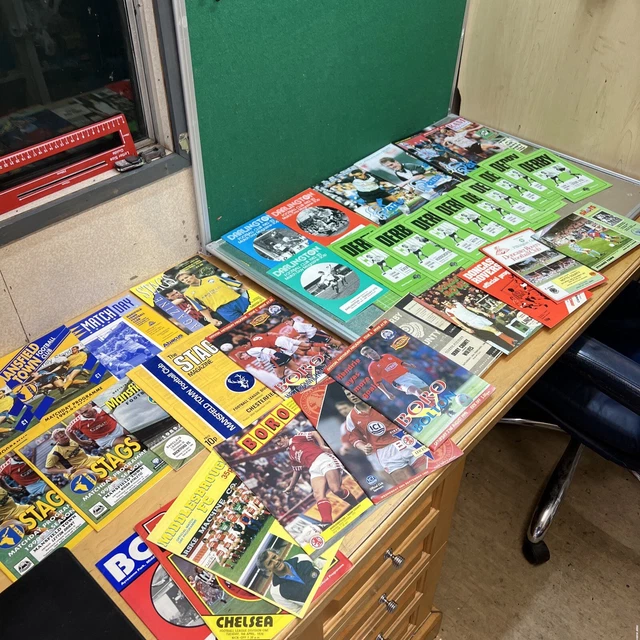 FOOTBALL PROGRAMMES 1970’S-90’S Various Teams X 36 Derby, Darlington ...