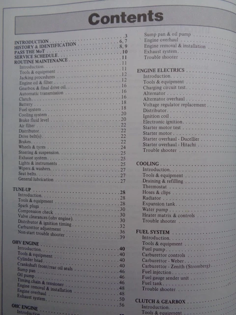 AUTODATA VOLVO 340/360 Car Repair Manual From 1976 1397Cc Ohv 1986Cc ...