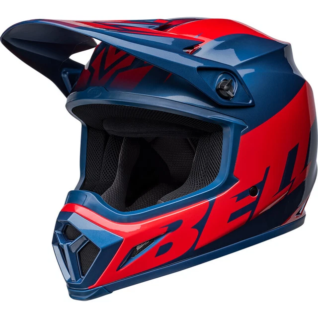 CASQUE HELMET CROSS MX-9 Mips Disrupt True Blue Rouge BELL Taille M EUR ...