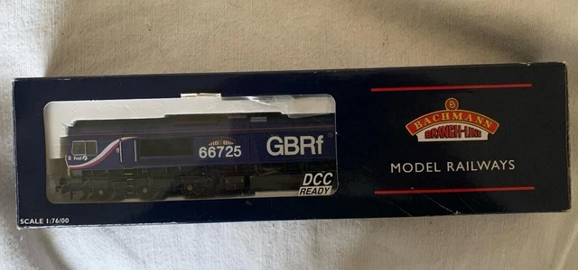 BACHMANN 00 FIRST/GBRF Class 66/9 Diesel Loco 66725 Box 32-978 DCC ...