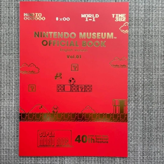 NINTENDO MUSEUM OFFICIAL Book Vol.1 Super Mario Bros 40a edizione ...