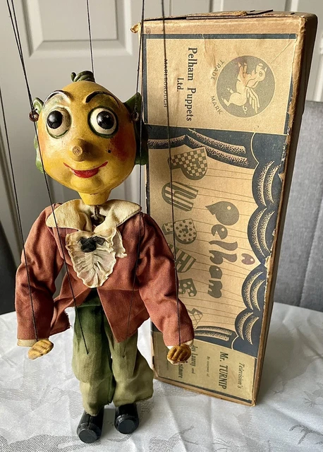 MR. TURNIP 1950’S PELHAM PUPPET WHIRLIGIG ORIGINAL BOX VGC VINTAGE TOY ...