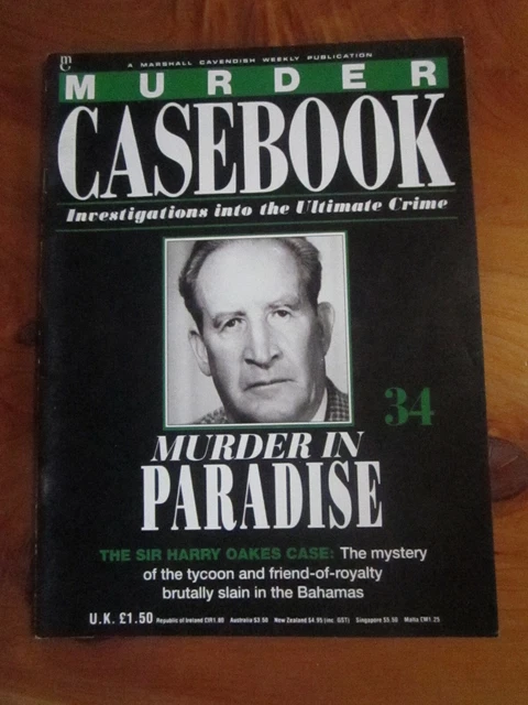 MAGAZINE MURDER CASEBOOK Murder In Paradise No. 34 Great ** Must See ...