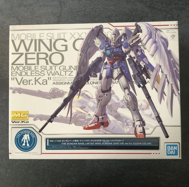 MG WING GUNDAM Zero EW Ver.Ka Clear Color Limited Model Kit BANDAI ...