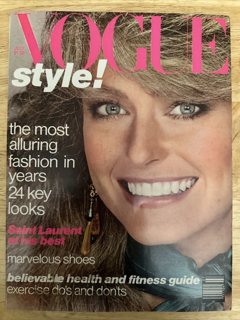 VOGUE MAGAZINE JULY 1978 Farrah Fawcett Cover Brooke Shields Vintage £ ...