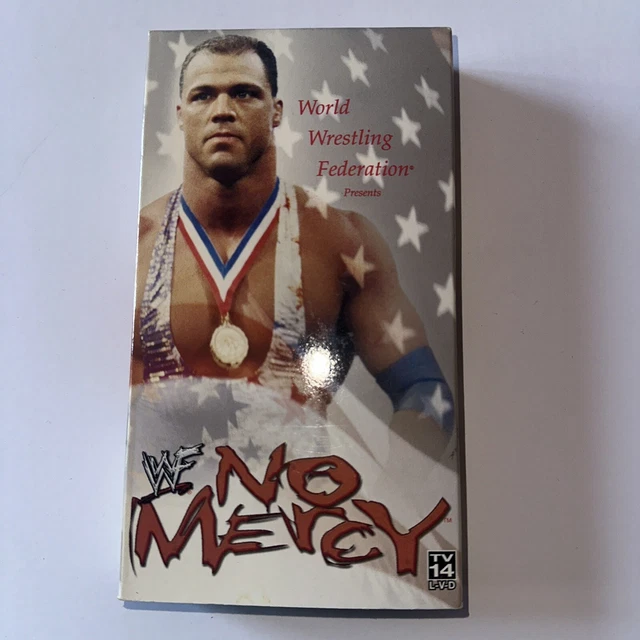 WWF - NO Mercy 2001 (VHS, 2001) Wrestling WWE Stone Cold RVD Angle New ...
