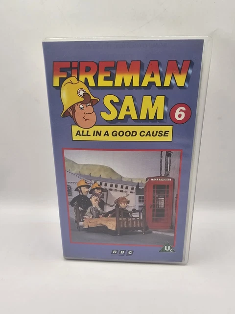 FIREMAN SAM 6 - All In A Good Cause (VHS/H, 1991) PAL Video VGC Kid's ...