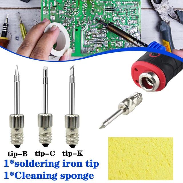 E10 Interface Soldering Iron Tips Welding Tips Usb 2024 B C K Y6p7 Set