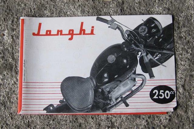 - CATALOGUE MOTO de collection JONGHI 125 E D 250 H EUR 7,00 - PicClick FR