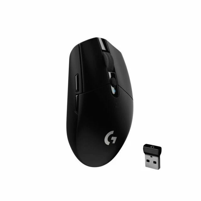 LOGITECH G305 LIGHTSPEED Wireless Gaming Mouse, HERO 12K Sensor, Black ...