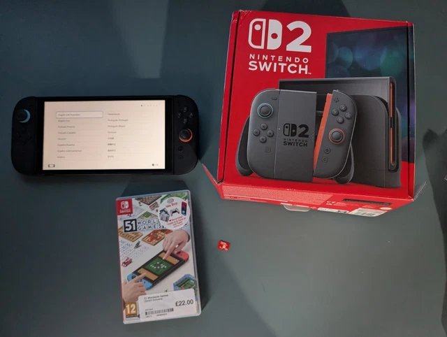 NINTENDO SWITCH 2 + 256gb MicroSD Express card + 51 worldwide games £ ...
