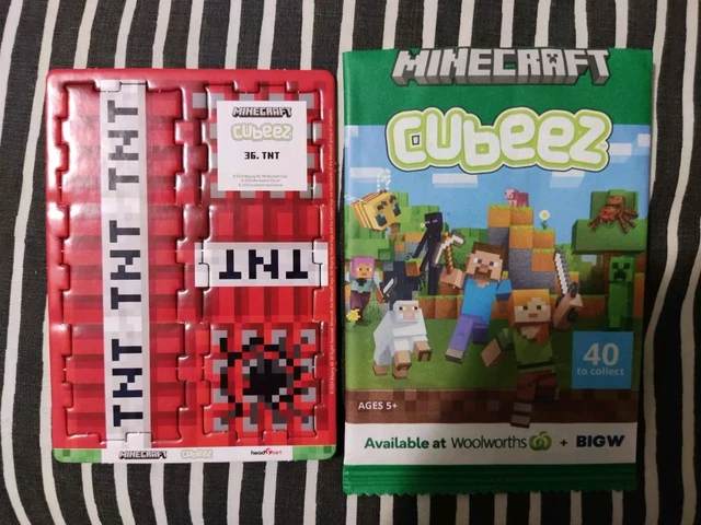 BRAND NEW 2025 Woolworths BigW Minecraft Cubeez No 36 TNT $3.00 ...