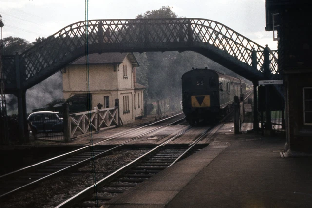 ORIGINAL SLIDE BR 3-Car Class 206 TADPOLE DEMU #1202 Chilworth N.Downs ...