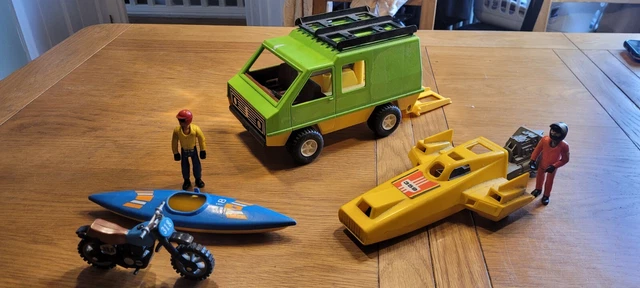 FISHER PRICE ADVENTURE People Daredevil Van Set + Speedster £15.00 ...