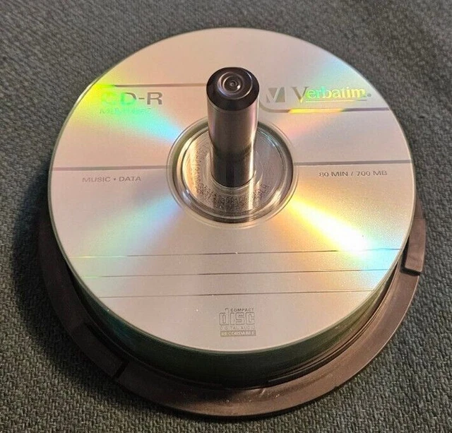 VERBATIM CD-R RECORDABLE Discs 24 80 Min/700 MB Discs $7.49 - PicClick