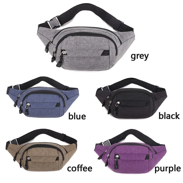 TREND CHEST PACKS Hip Hop Package Money Belt Pouch Canvas Waist Bag ...