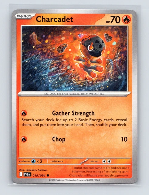 POKÉMON TCG CHARCADET 019/094 ME02: Phantasmal Flames Normal NM £1.77 ...