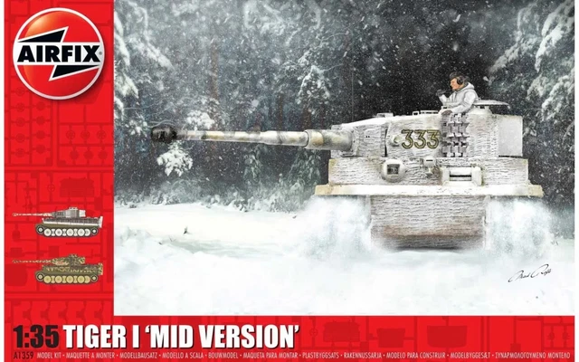 AIRFIX TIGER I 'Mid Version' 1/35 Scale Static Model Tank Kit WW2 New ...
