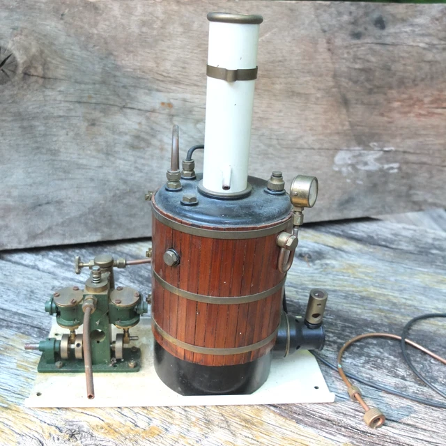 LIVE STEAM MARINE ENGINE / PLANT with BOILER. CHEDDAR MODELS PUFFIN ...