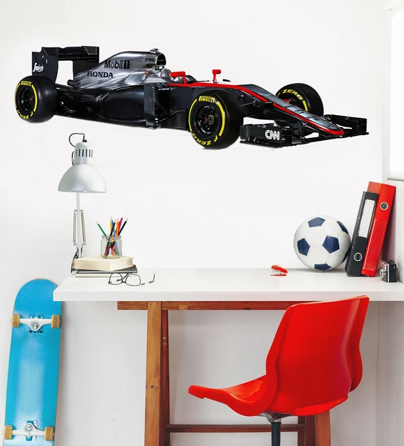 3D RACING A54 Car Wallpaper Mural Poster Transport Wall Stickers Zoe ...