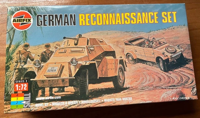 AIRFIX MODEL KIT GERMAN RECONNAISSANCE SET 1/72 SCALE MODEL KIT NUMBER ...