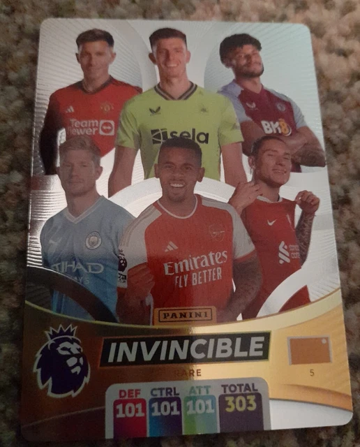PANINI ADRENALYN XL Premier League 2024 Golden Baller Rare INVINCIBLE ...