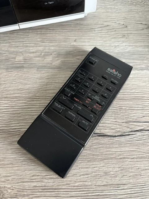 RARE REMOTE CONTROL FOR Vintage 1980s Saisho Daybreak CT144R 14” Colour ...