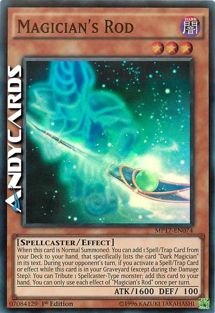 Inglese Verga Del Mago ☻ Super Rara ☻ Mp17 En074 ☻ Yugioh Andycards Eur 3 30 Picclick Es