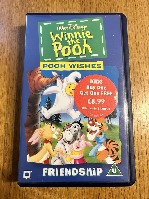 DISNEY'S WINNIE THE Pooh - Friendship Pooh Wishes (PAL) VHS Children’s ...