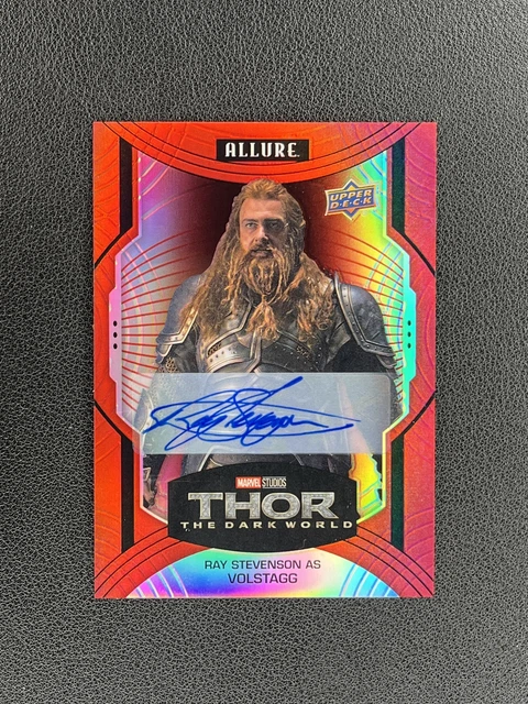 2022 MARVEL ALLURE Infinity Sage Ray Stevenson As Volstagg Red Rainbow ...