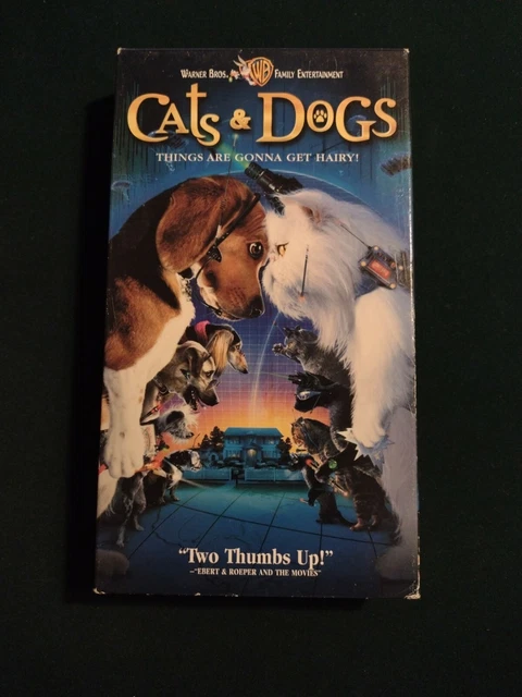 CATS & DOGS (VHS, 2001) Jeff Goldbum Elizabeth Perkins £4.76 - PicClick UK