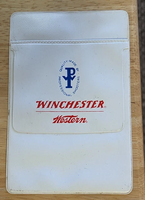 VINTAGE WINCHESTER WESTERN Pocket Protector new old stock guns ammo ...
