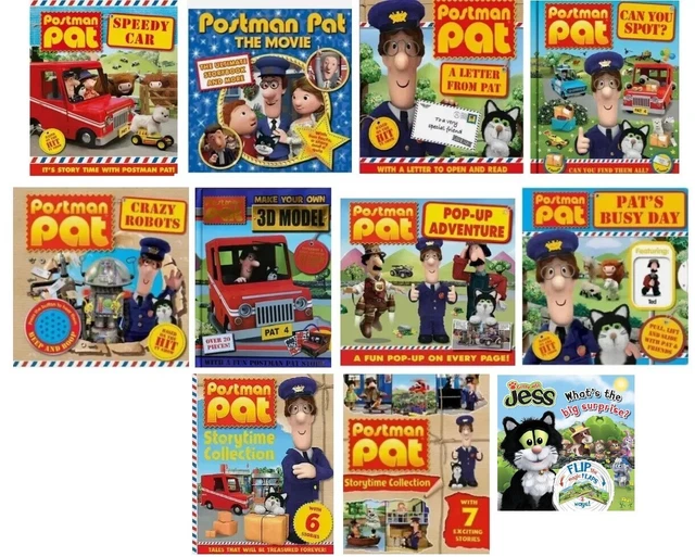 NEW POSTMAN PAT STORY BOOK Can you spot STORYTIME POP UP 3D Busy Day ...