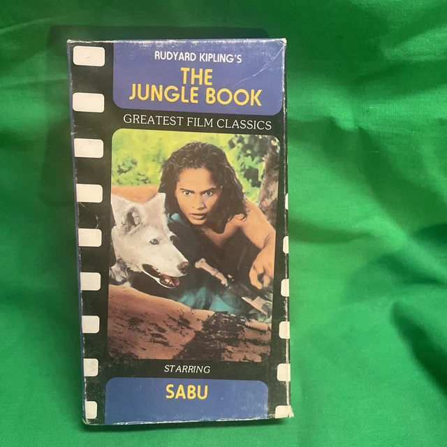 RUDYARD KIPLING'S THE Jungle Book VHS - Sabu - 1942 Nominated for 4 ...