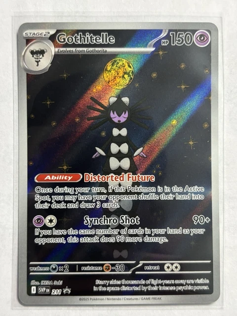 POKÉMON TCG BLACK Bolt & White Flare Gothitelle Promo SVP 211 £4.46 ...