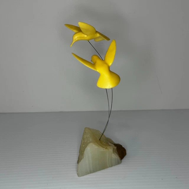 VTG MARVIN WERNICK 1974 Flying Hummingbirds Kinetic Art Handcrafted ...