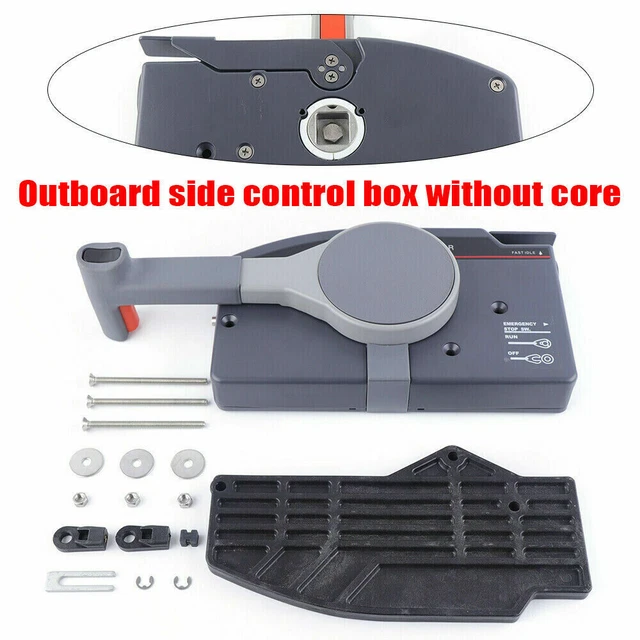 NEW OUTBOARD SIDE Mount Remote Control Box With for Engine Motor $116. ...