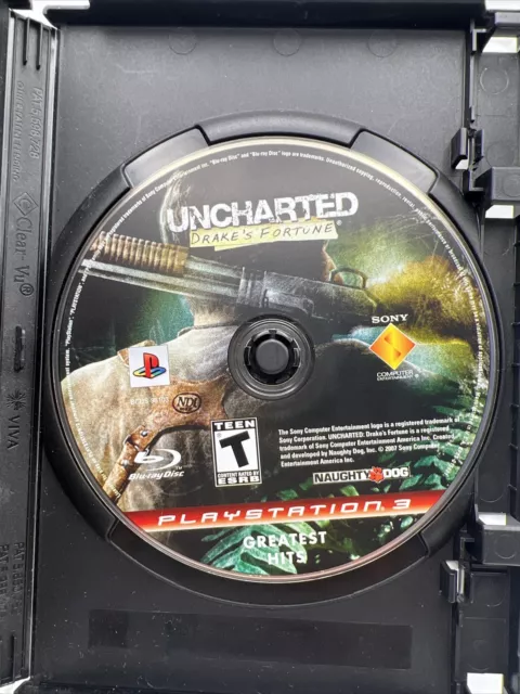 UNCHARTED : DRAKE'S Fortune PlayStation 3 Greatest Hits jeu vidéo PS3 ...