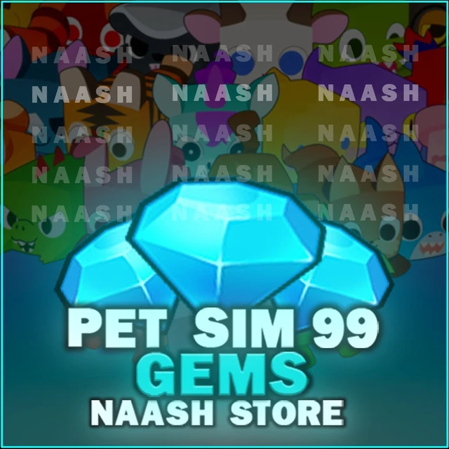 ROBLOX - PET SIMULATOR 99 (PS99) - 100M Gems - FAST & CHEAP! EUR 15,96 ...