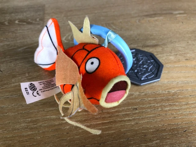 MAGIKARP BURGER KING Plush Keyring Pokemon World Original Fish 2000 £12 ...